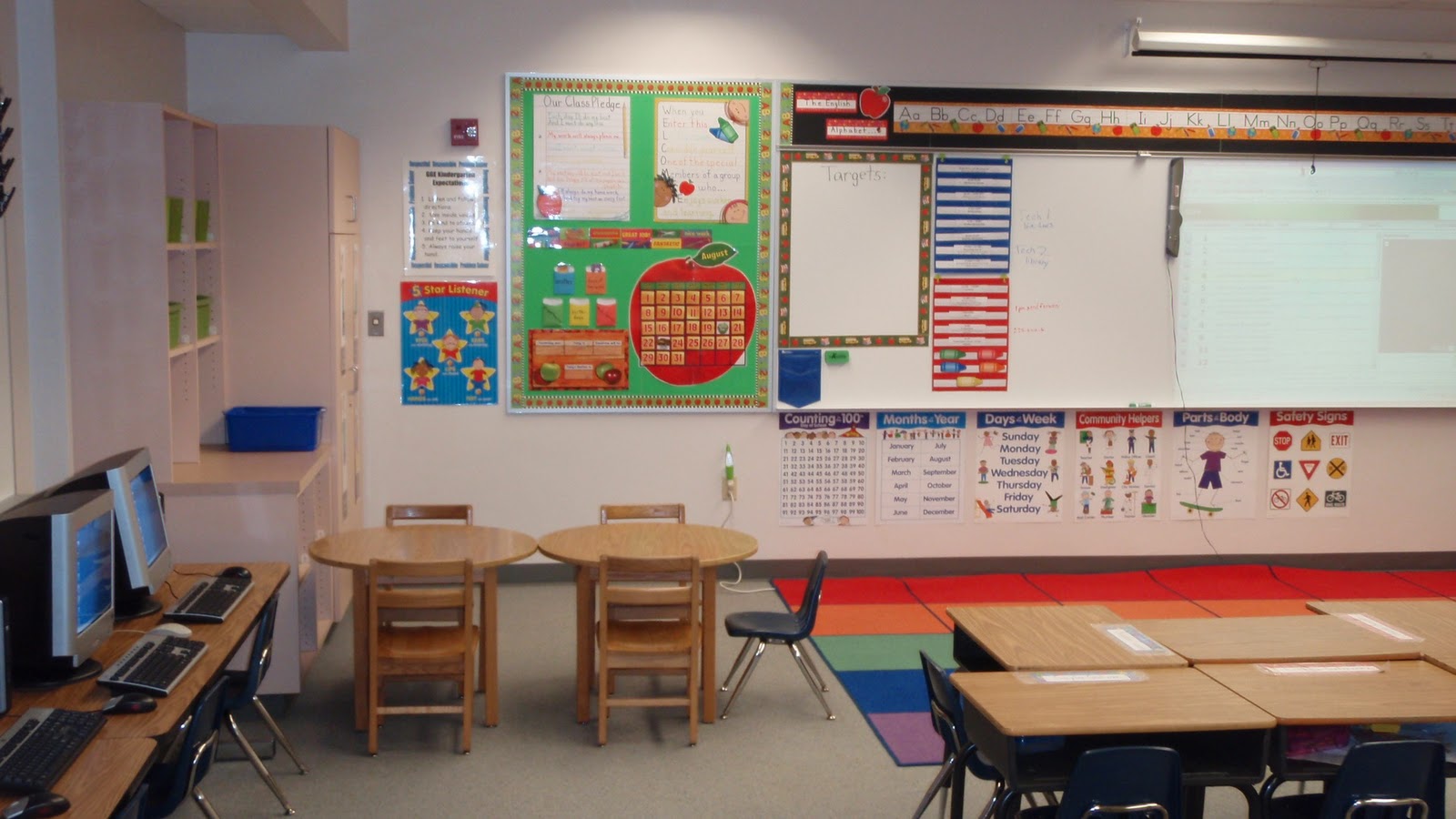 Mrs. Rogers Kindergarden Class: First week of school... with four more ...