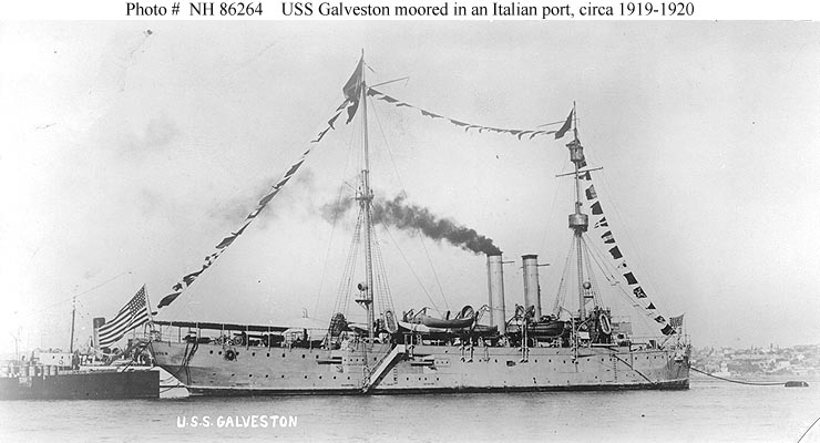 Naval Warfare: USS Galveston (Cruiser No. 17, later PG-31 and CL-19)