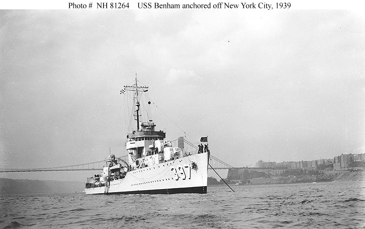 Naval Warfare: USS Benham (DD-397)