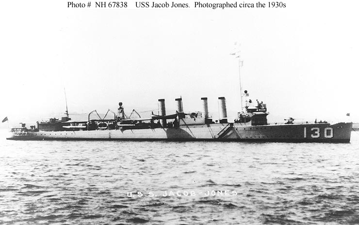 Naval Warfare: USS Jacob Jones (DD-130)