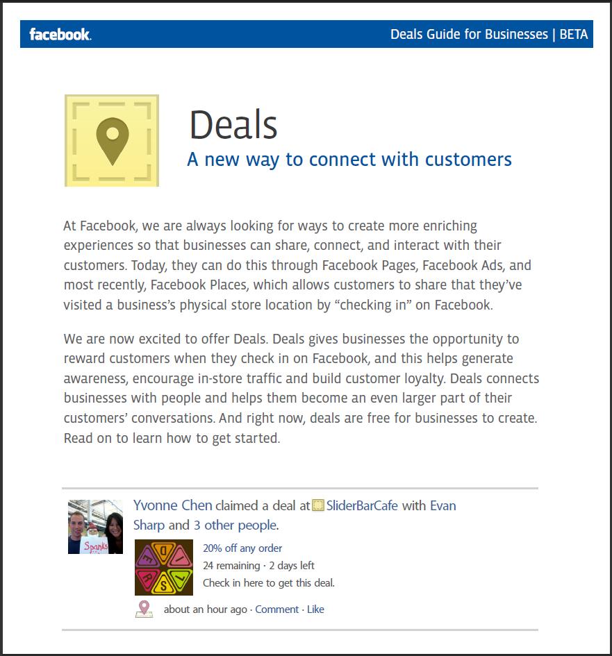 Facebook launches 'Deals' - a version of Foursquare with offers ...