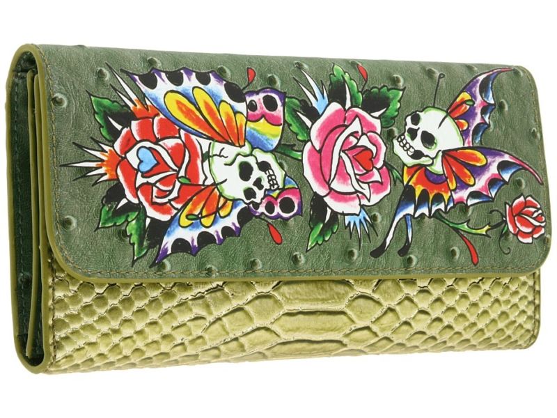 Boutique Malaysia: ED HARDY WOMEN CHECKBOOK WALLET