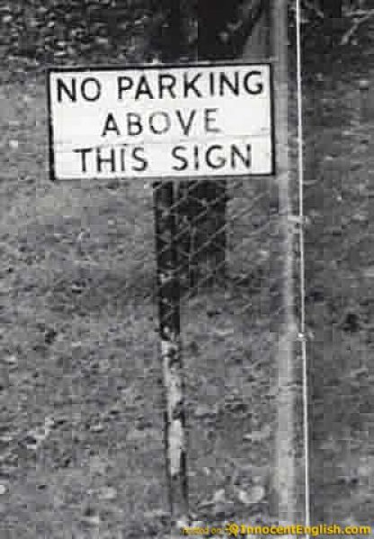 Funny Free Pics: Funny No Parking Signs