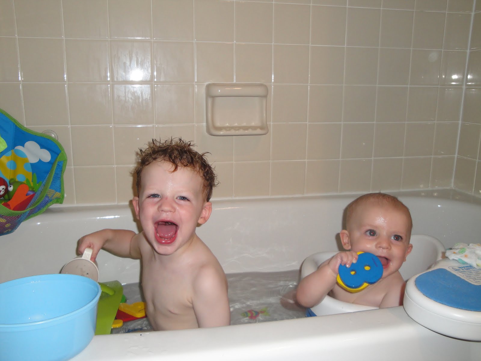 The Blake Brothers' and Little Sister Blog: Bath Time