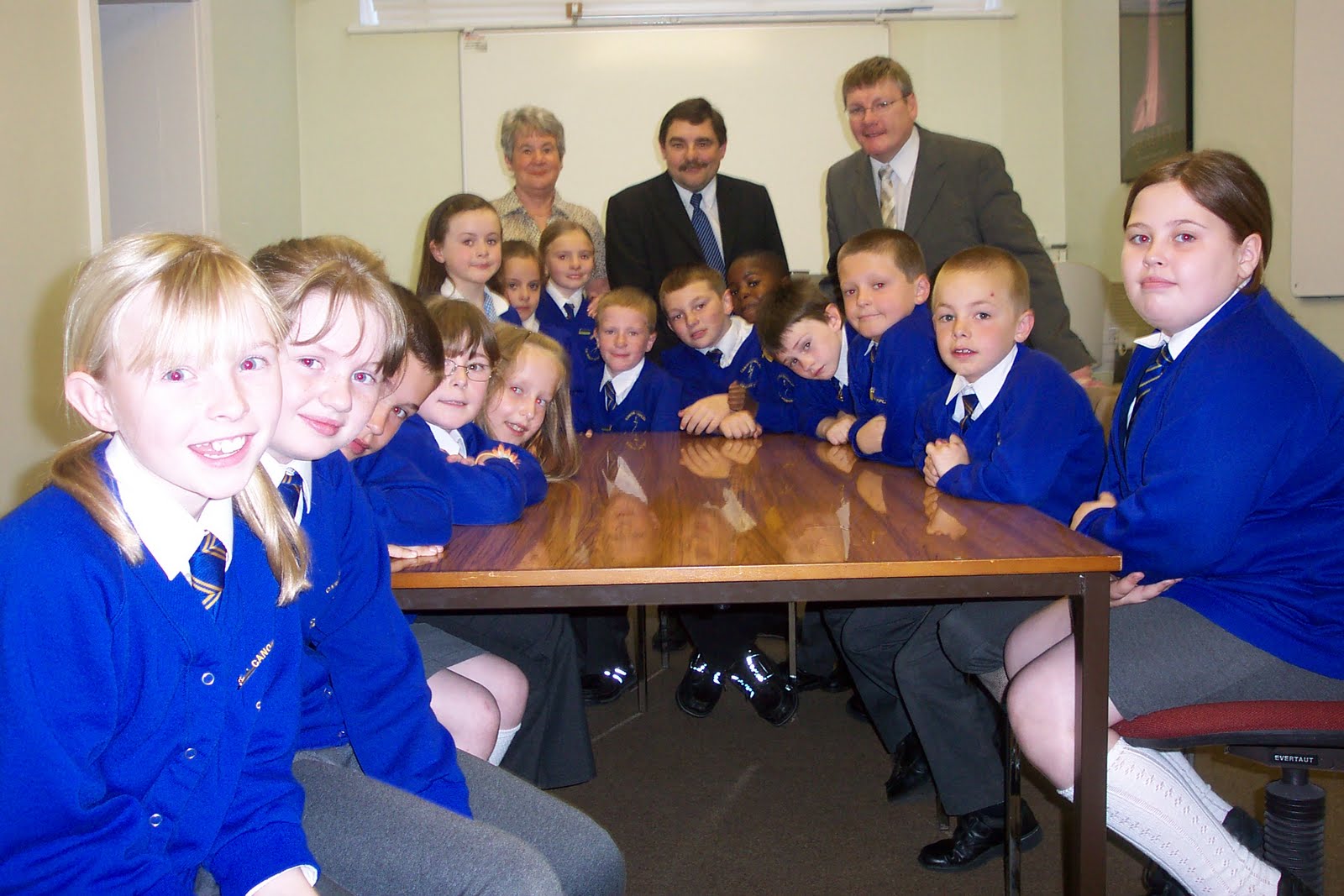 Councillor Chris Ready: Canon Sharples School council 2000