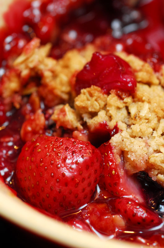 A Scrumptious Strawberry Crisp