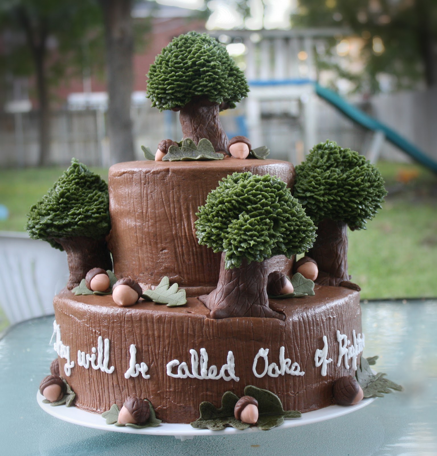 Oaks of Righteousness Cake