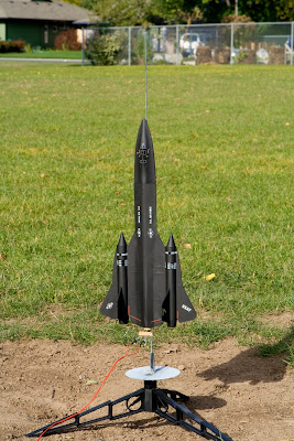 Princesses and Superheroes: SR-71 Model Rocket