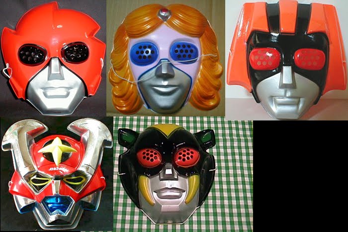Henshin Grid: Super Sentai (1975-1991) and Metal Hero kid Masks