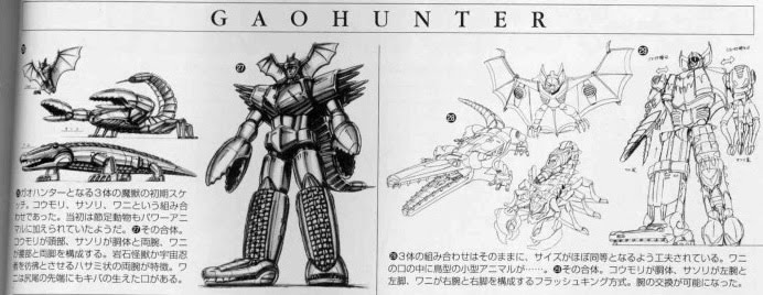 Henshin Grid: 100 Gaoranger Power Animals (Concept Designs)
