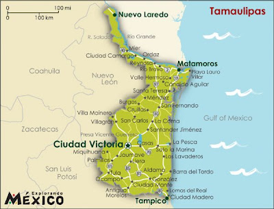 Around the World Maps: Tamaulipas Map