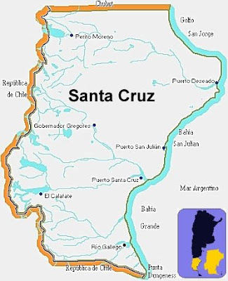 Around the World Maps: Santa Cruz Map
