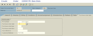 EveryDay ABaP !!: Sales Order PO document Type (VBKD-BSARK)