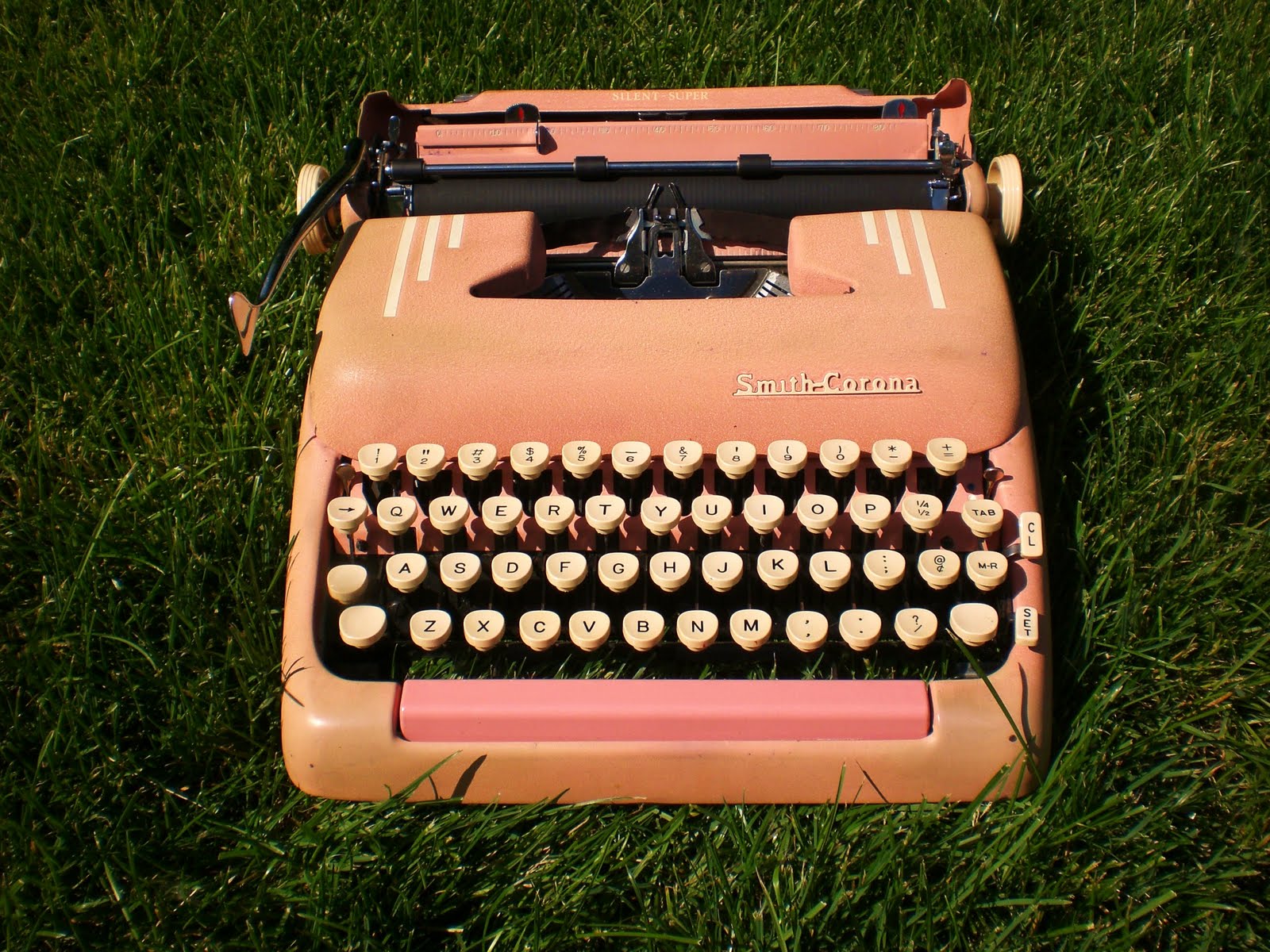 Warrior Girl- Rowena Murillo: Pink Barbie Typewriter and Staying Put