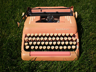 Warrior Girl- Rowena Murillo: Pink Barbie Typewriter and Staying Put