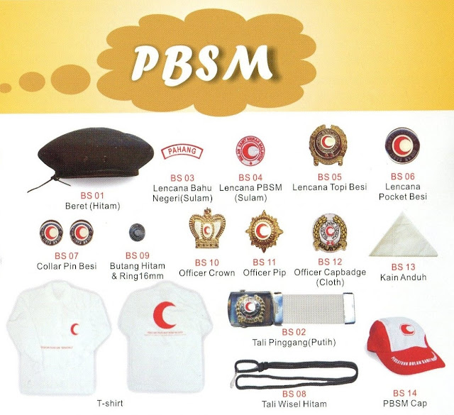 Persatuan Bulat Sabit Merah Malaysia(SMKPP): CARA PEMAKAIAN BAJU - PBSM
