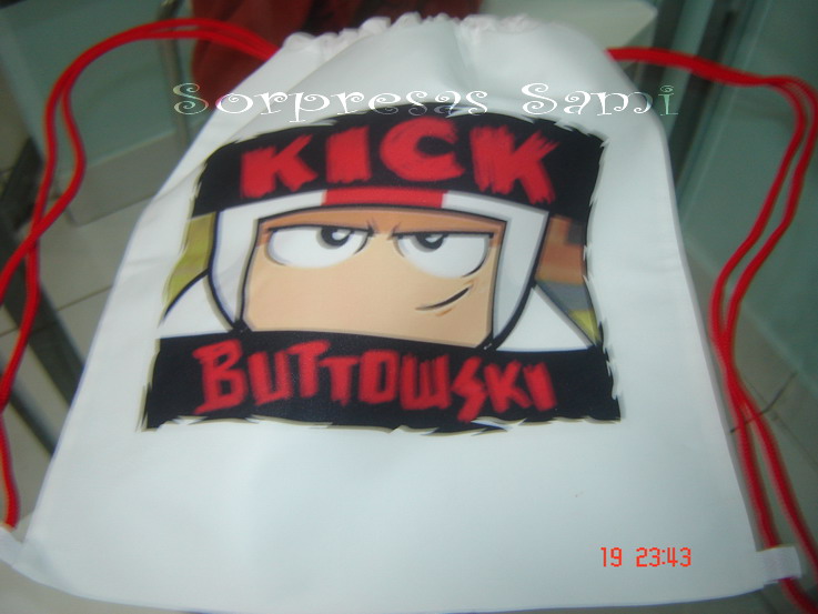 Ecoracion de fiesta infatil de kick buttowski - Imagui