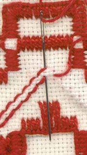 Avoiding the Laundry: Hardanger 101~Lesson 4~Cable Stitch