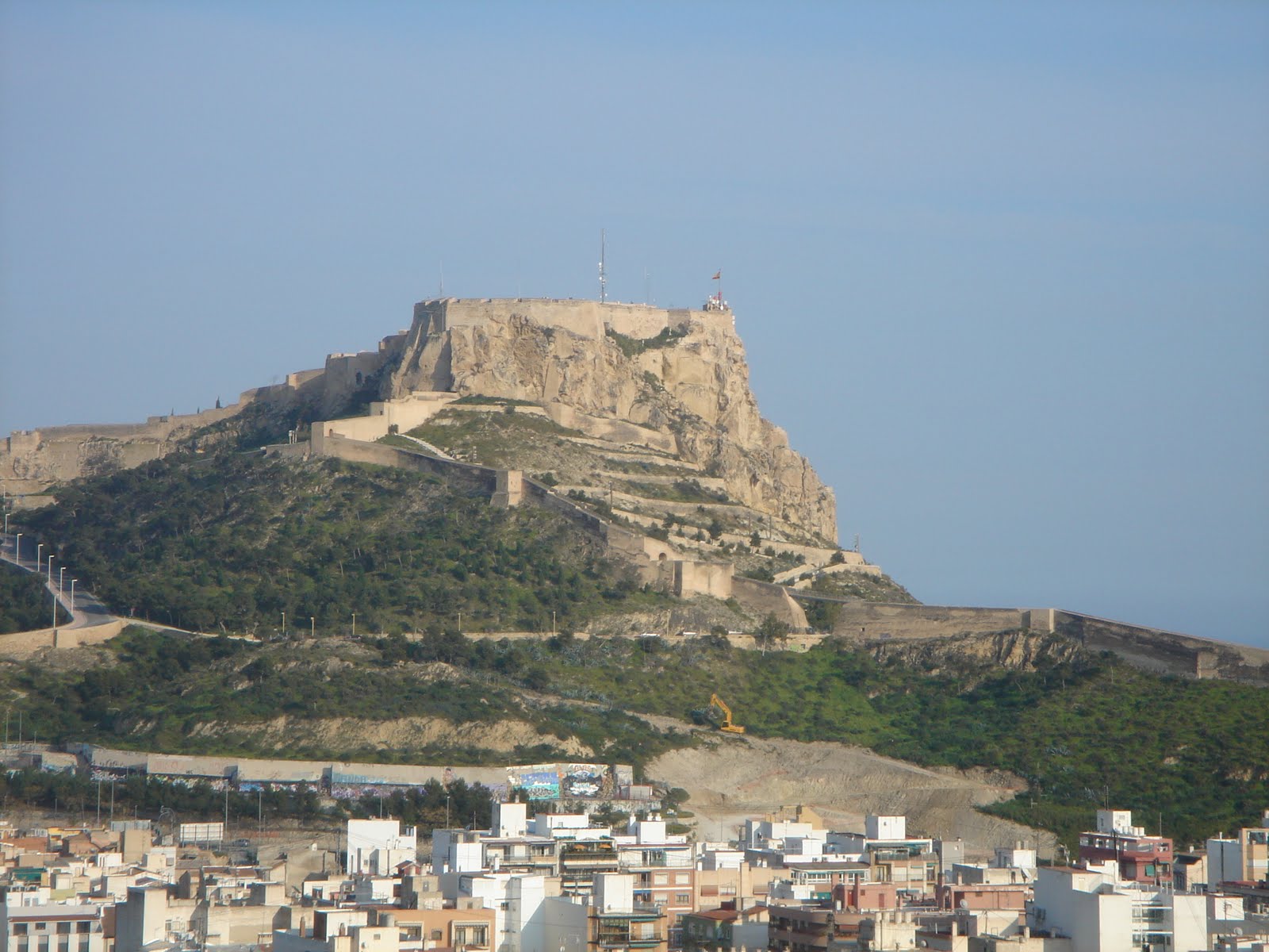 Historia y Genealogía: Alicante. Castillo de Santa Bárbara y castillo ...