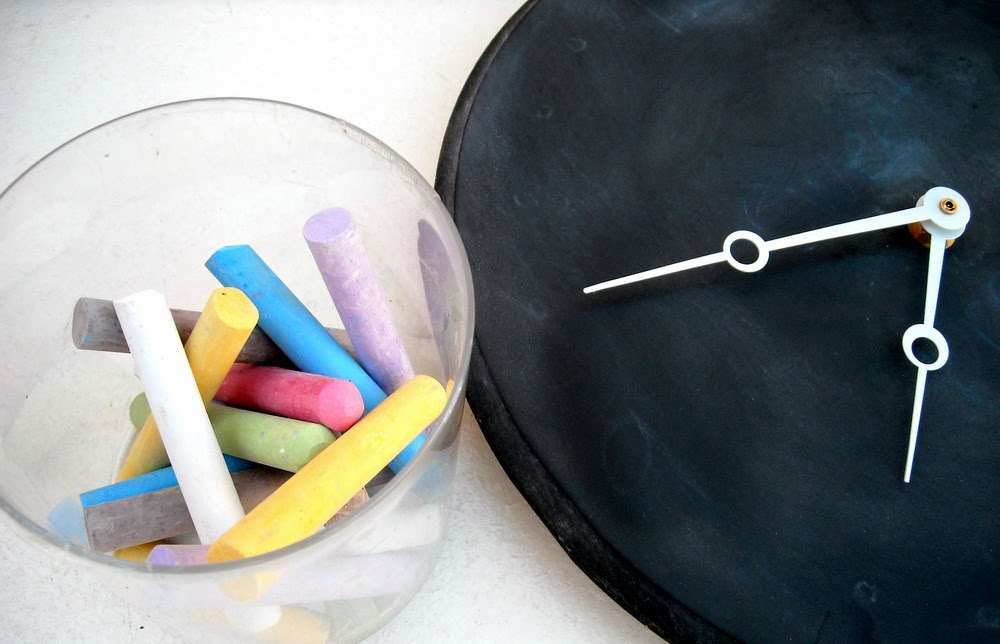 {Craftify It}: Chalkboard CLOCK