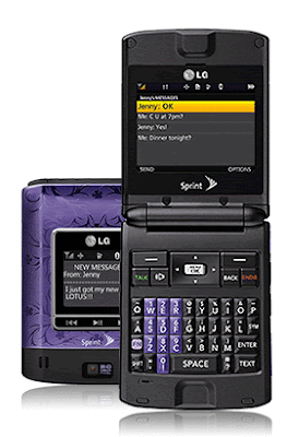 SPRINT MOBILE PHONES, REVIEWS, FEATURES: Sprint Cell Phones: LG Lotus