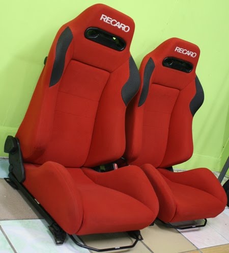 Dingz Garage: 2 set Seat Recaro SR3 Red n Blue