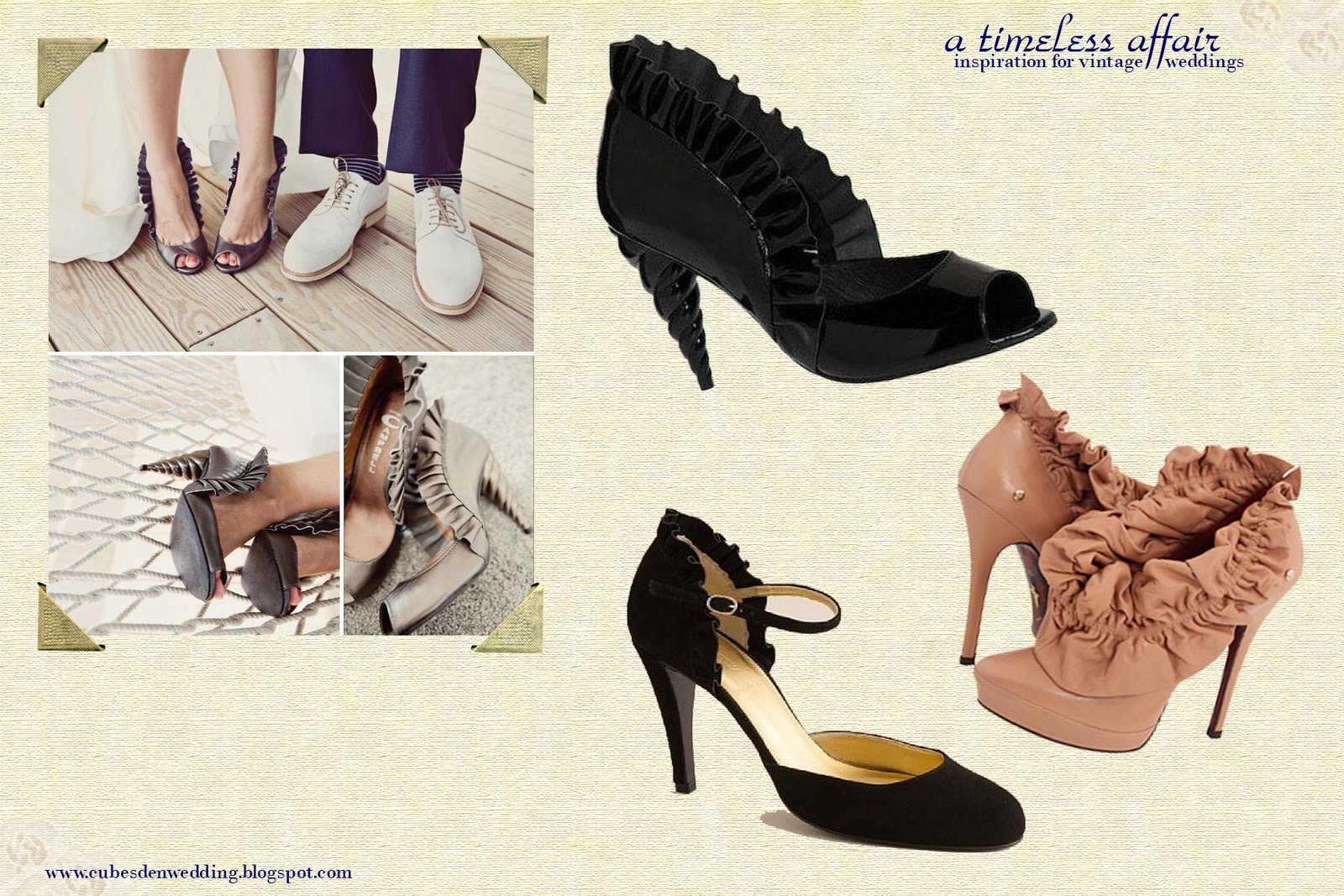 A Timeless Affair -- Inspiration for Vintage Weddings: Tuesday Shoesday ...