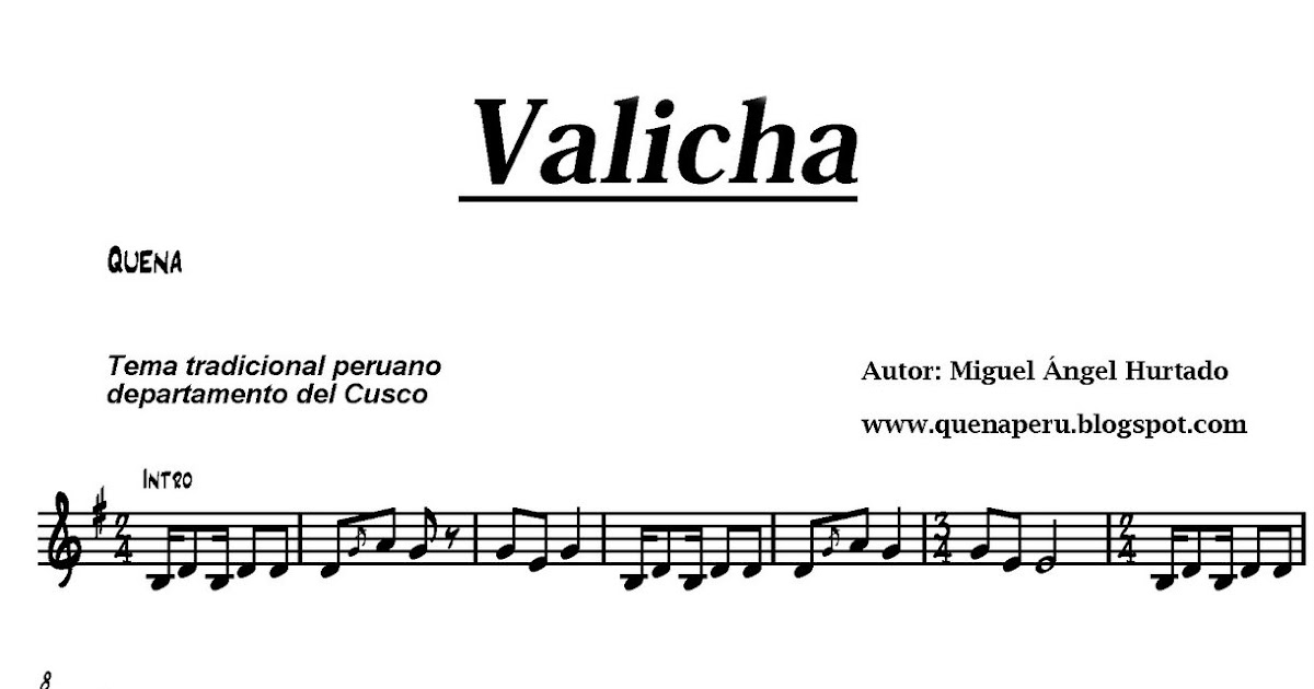 Quenaperú: Valicha