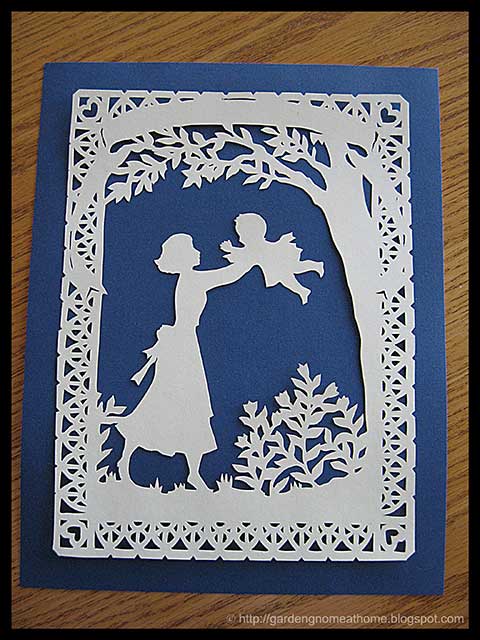 Garden Gnome at Home: Scherenschnitte (German Paper Cutting)