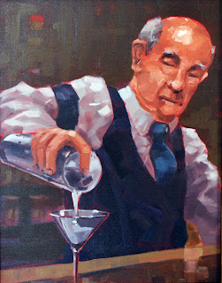 Joe Van Faasen's Art in Oil: Late Night Martini