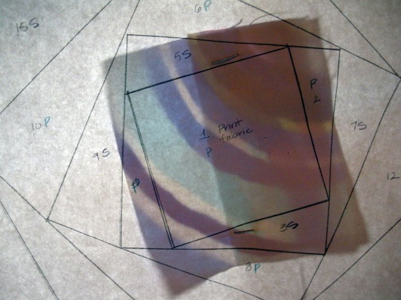 One Block Over: Tutorial: Paper Pieced Cyclone Block