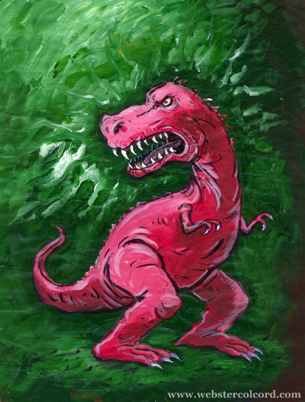 Webster Colcord: Devil Dinosaur - esque