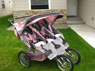 The New Me...Healthy and Fit!: Triple Jogging Stroller FOR SALE