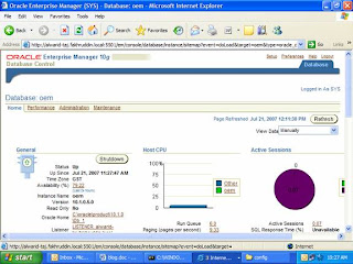 Oracle Newbie DBA / Apps DBA: How to Change SYSMAN User Password