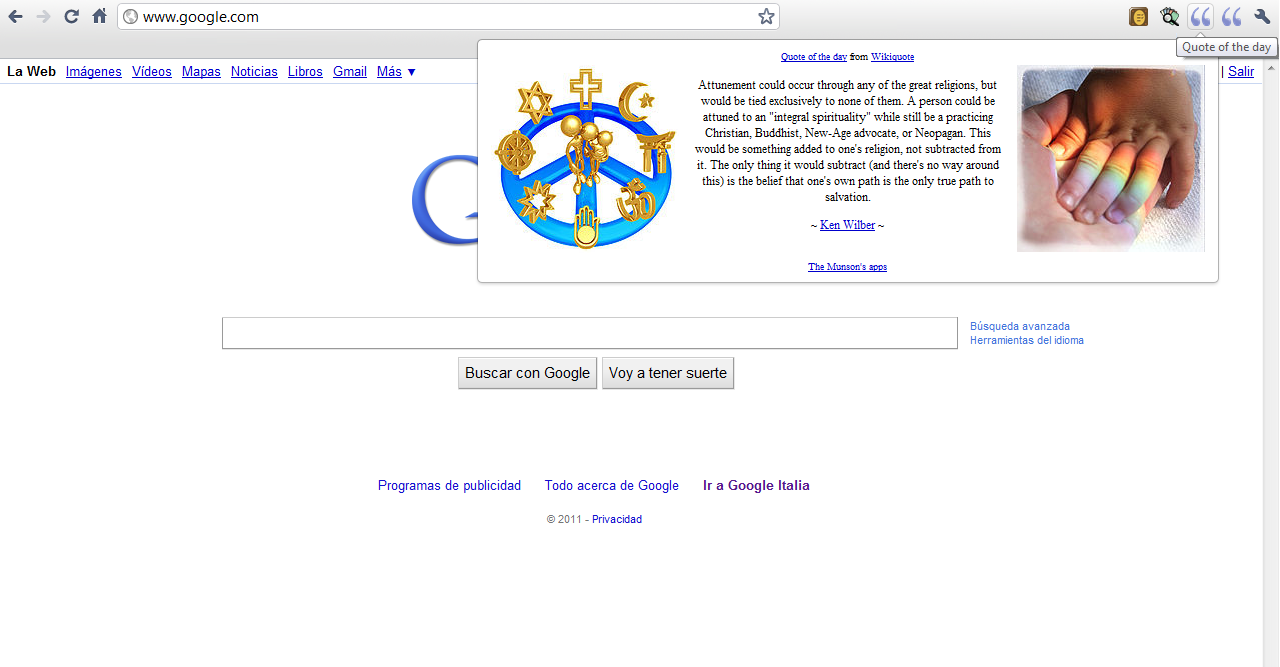 Wikiquote Chrome Extension | iuop