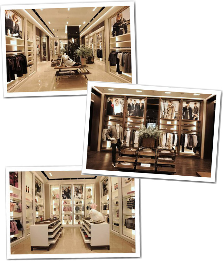 Secret Dream-World of A Fashion Muse: Burberry Store, Singapore