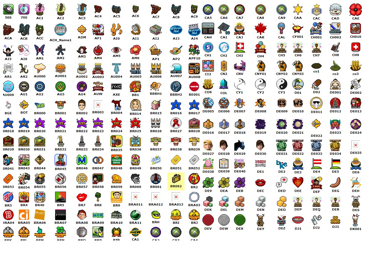 pixel art: emblemas do habbo