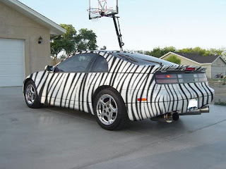 Tamerlane's Thoughts: Zebra Striped Nissan 300ZXs