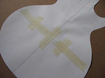 Building a 1958 Gibson Les Paul: Making templates