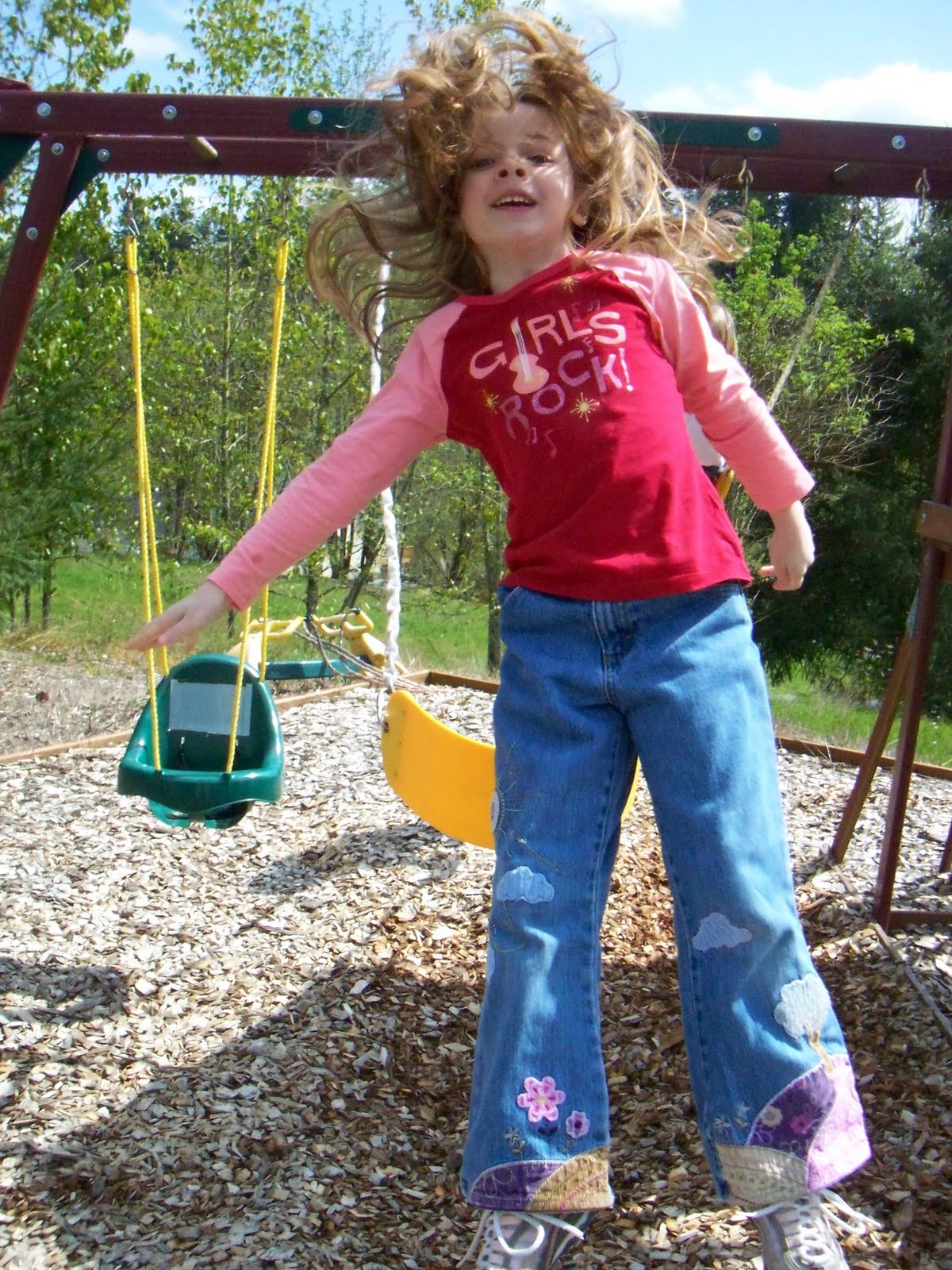 Eclectic Photography Project: Day 138 - swing jumping