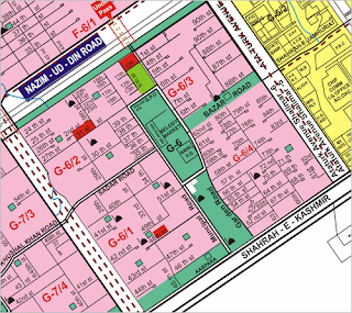 Maps: Sector wise map of G-6