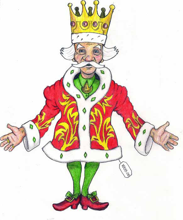 Owen Gunn's Artwork: 'The Emperor's new clothes' book illustrations