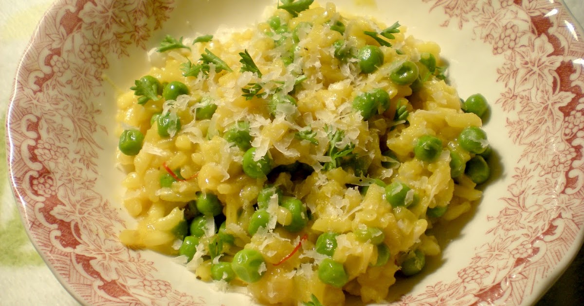 Random Cuisine: OGourmet Product - Saffron Pea Risotto
