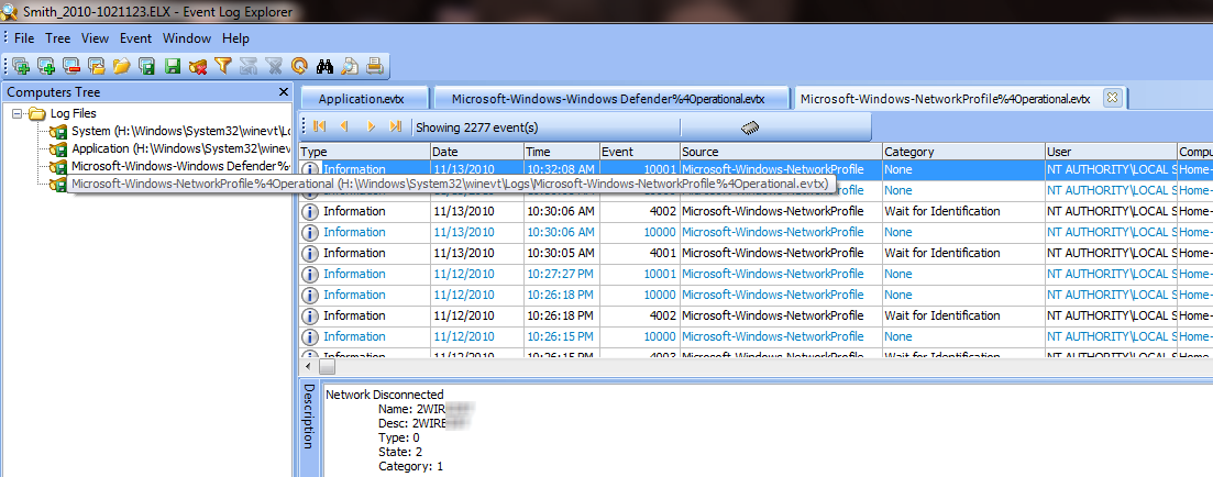 Computer Forensics and IR - What's New?: Windows Event Logs and F-Response