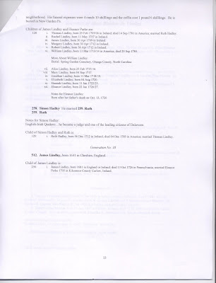Our Lindley Family Tree: Retta's Ahnentafel (Ancestor Table)