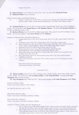 Our Lindley Family Tree: Retta's Ahnentafel (Ancestor Table)