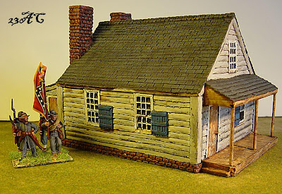 Painting Wargames Figures: Hovel's 25mm ACW Buildings (1)