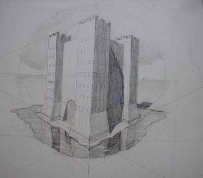 William Knox-Davies: Perspective Drawings