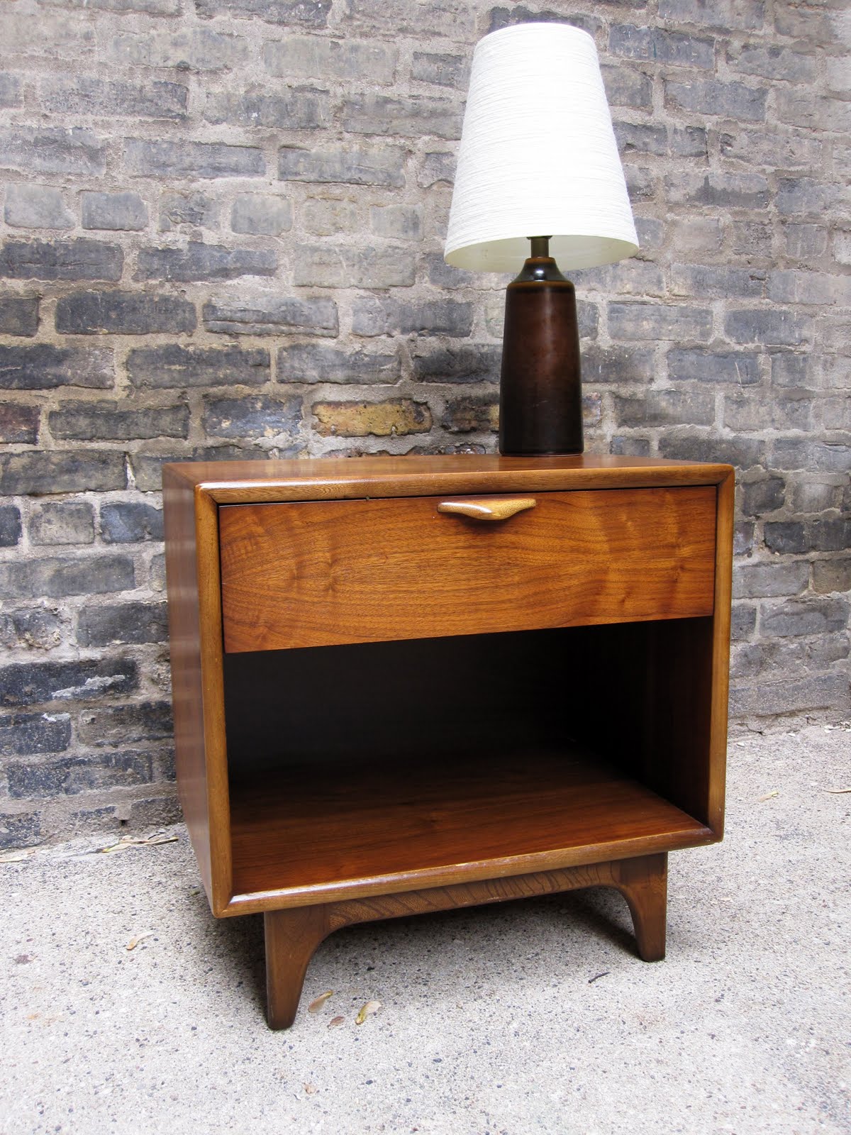circa midcentury: 'lane' night stand