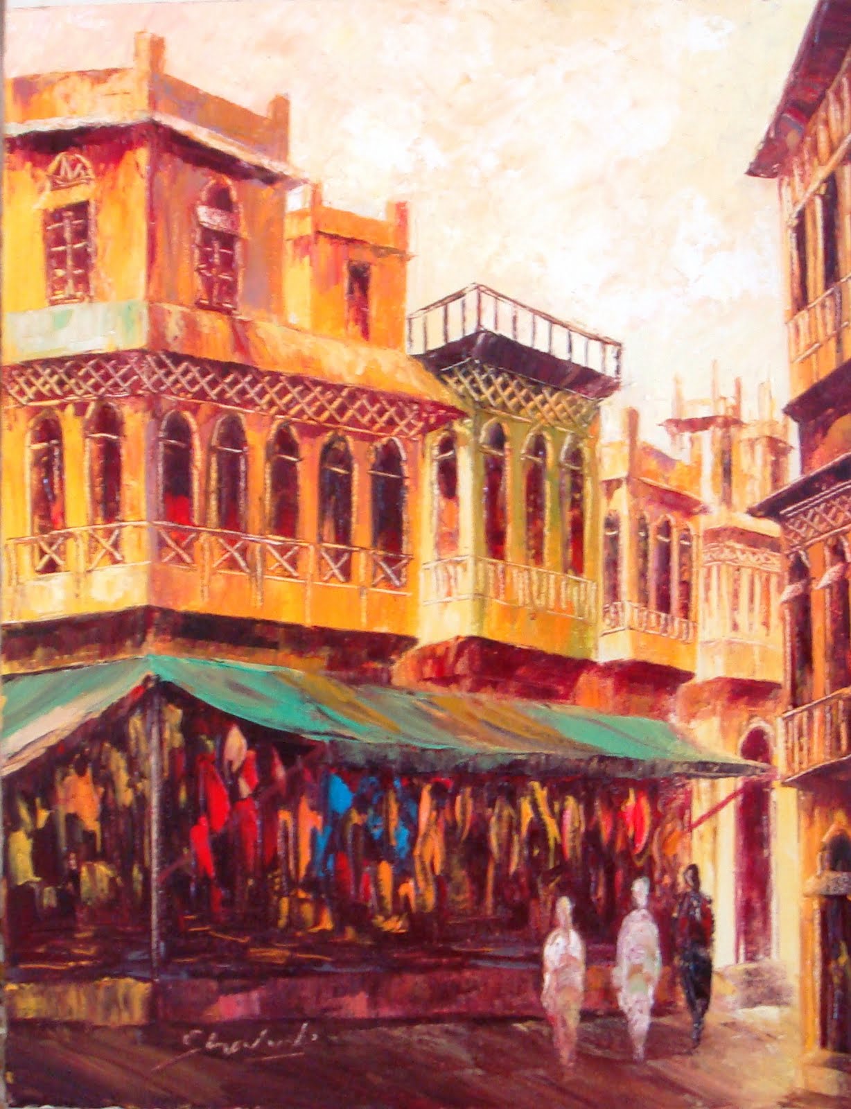 ART WORLD: Old building paintings GALLERY